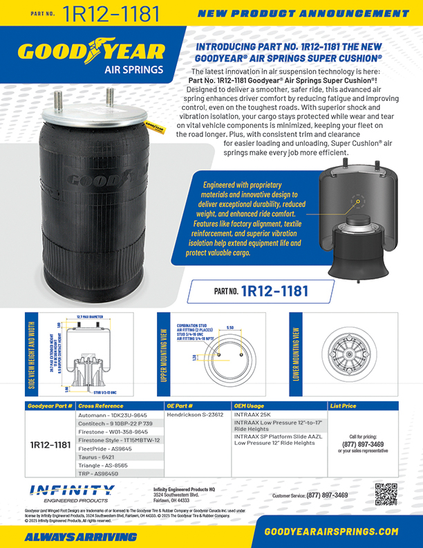 New Products - Goodyear Air Springs